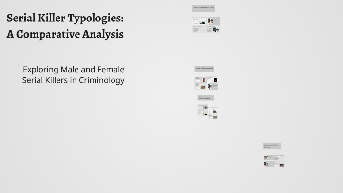 Serial Killer Typologies: A Comparative Analysis by Emma O'Driscoll on ...