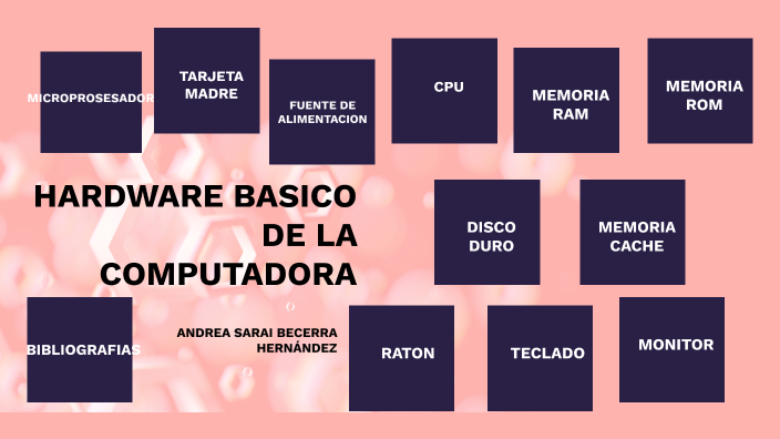 HARDWARE BASICO DE LA COMPUTADORA by Andrea Becerra on Prezi
