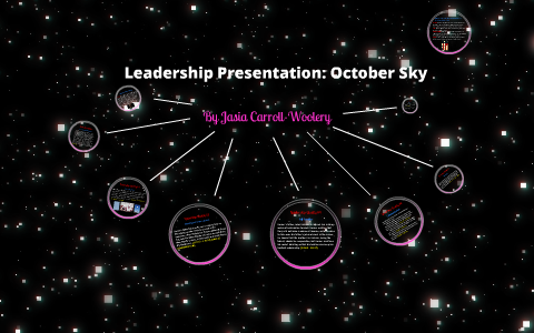 Leadership Movie Presentation: October Sky by Jasia Carroll-Woolery on ...