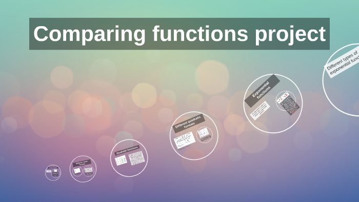Comparing functions project by colleen sosebeee on Prezi