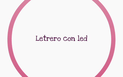 Letrero con luces led by Bastian Neto