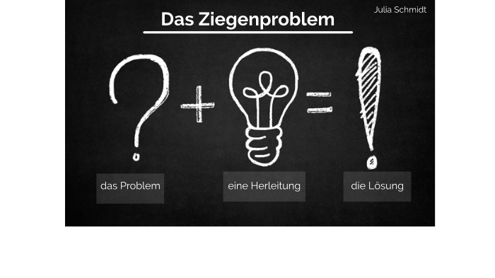 das Ziegenproblem by Julia Schmidt on Prezi