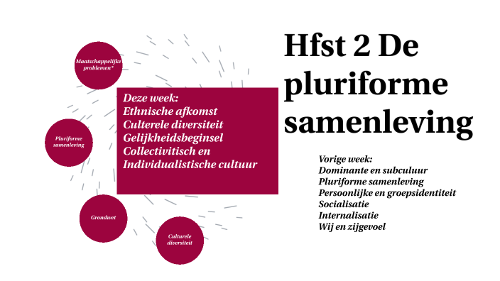 Hfst 2 De pluriforme samenleving by Ruby van Oudenaarden on Prezi