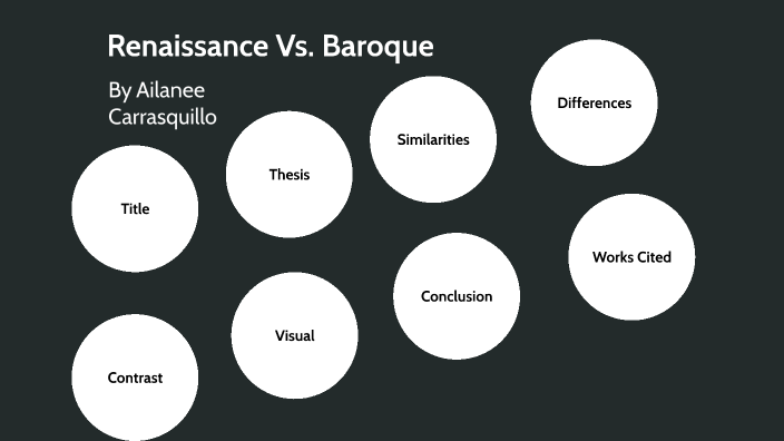 Renaissance Vs. Baroque Art by Ailanee Carrasquillo on Prezi