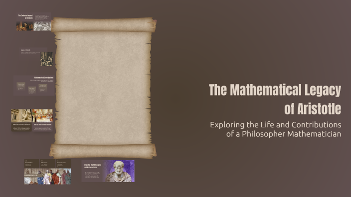 The Mathematical Legacy of Aristotle by Joshua Berger on Prezi