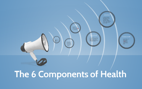 The 6 Components of Health by austin wheetley on Prezi