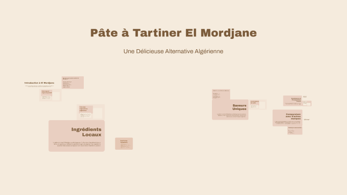 Pâte à Tartiner El Mordjane by Damien Camilleri on Prezi