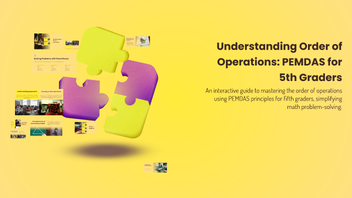 Understanding Order of Operations: PEMDAS for 5th Graders by Amanda ...