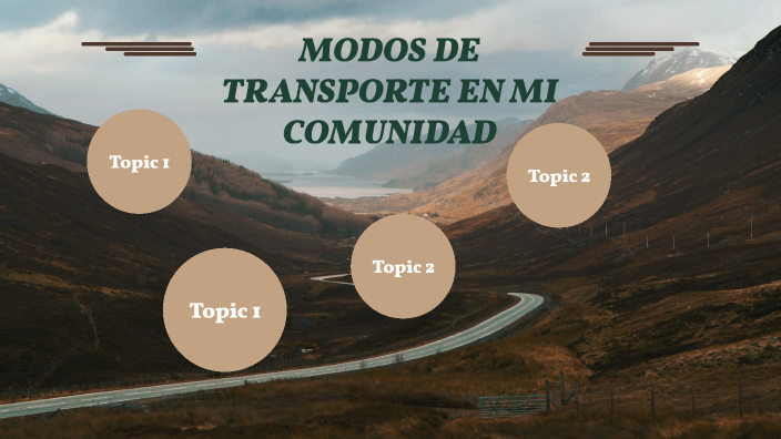 MODOS DE TRANSPORTE EN MI COMUNIDAD by Rubi Reyes on Prezi