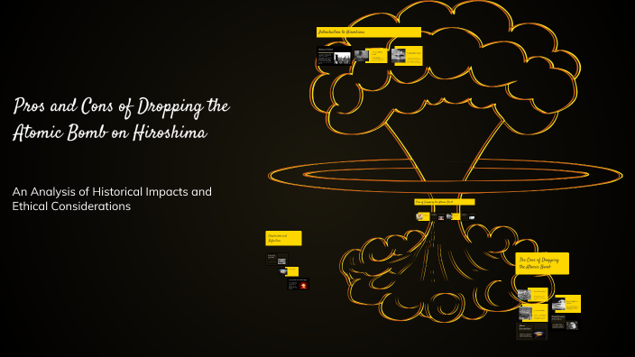 Pros and Cons of Dropping the Atomic Bomb on Hiroshima by Joe Kwarta on ...