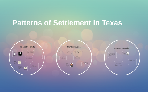 Patterns of Settlement in Texas by on Prezi