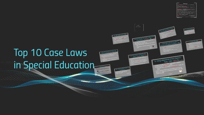 Top 10 Case Laws in Special Education by Ella Crouch on Prezi