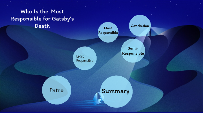 The Great Gatsby:Who Is Most Responsible for Gatsby's Death? by Linda ...