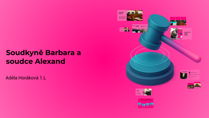 Soudkyně Barbara a soudce Alexand: Bizarre příběhy ze soudní síně by ...