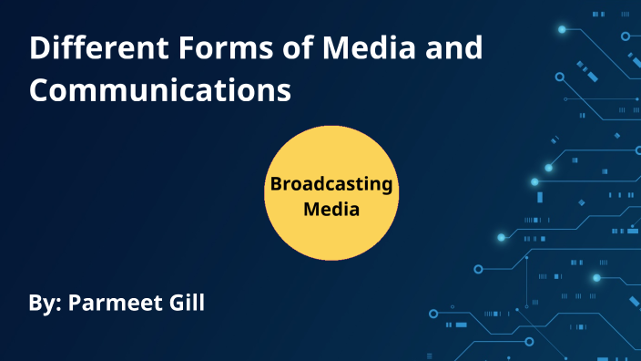 Different Forms of Media by Parmeet Gill on Prezi