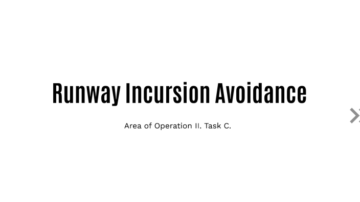Runway Incursion Avoidance by Angeline Dunham on Prezi
