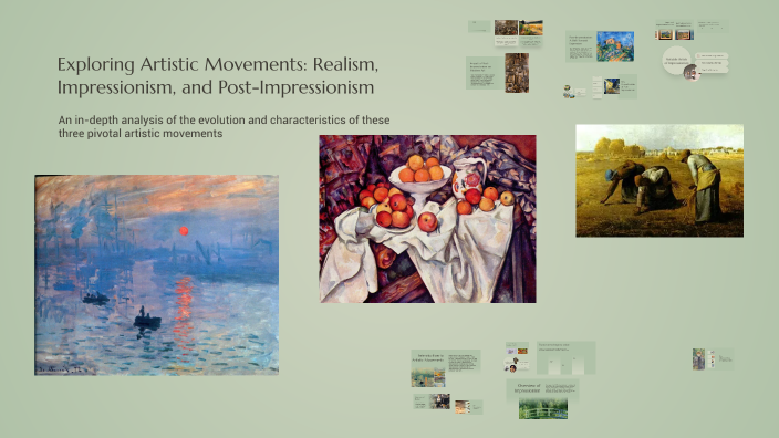 Exploring Artistic Movements: Realism, Impressionism, and Post ...