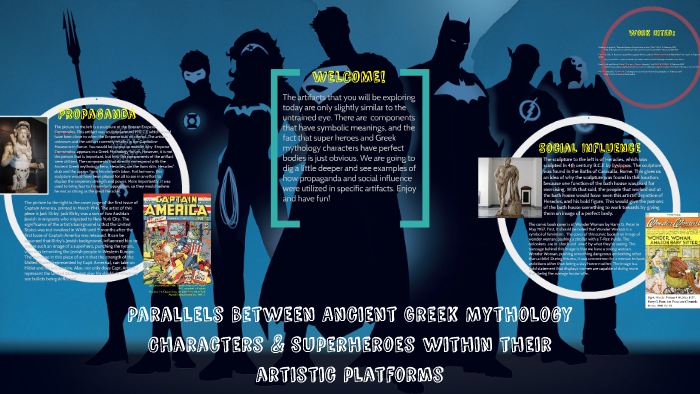Ancient Greek Mythology Characters and Superheroes by Adam Salayon on Prezi