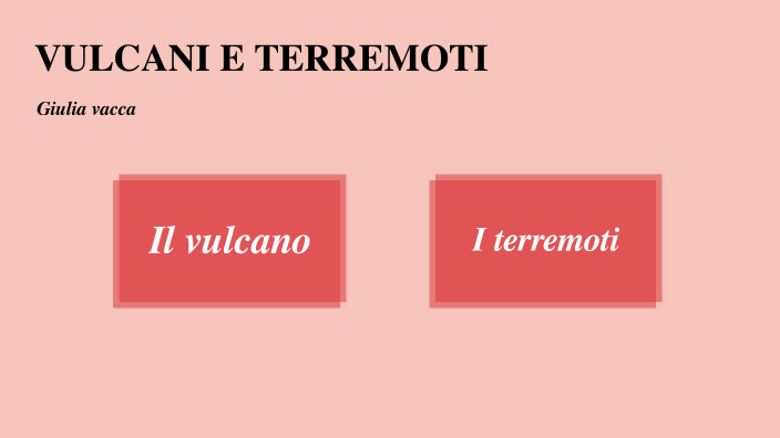 VULCANI E TERREMOTI by giulia vacca on Prezi