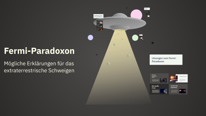 Fermi-Paradoxon by Kevin Sitner on Prezi
