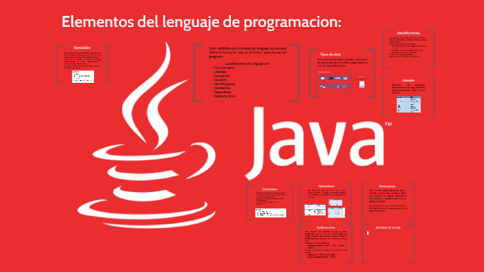 Elementos del lenguaje Java by Fernado Reyes on Prezi