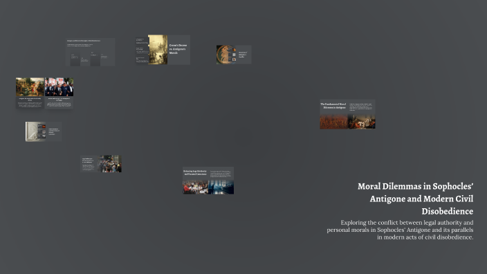 Moral Dilemmas in Sophocles’ Antigone and Modern Civil Disobedience by ...