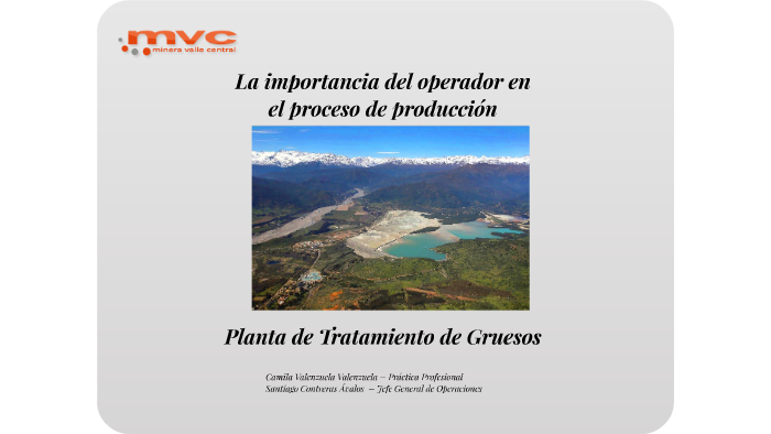 La importancia del operador en el proceso de producción. by Enzo ...