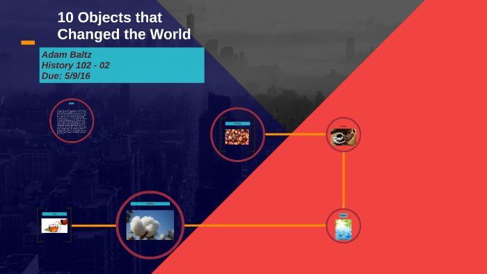 10 Objects that Changed the World by Adam Baltz on Prezi