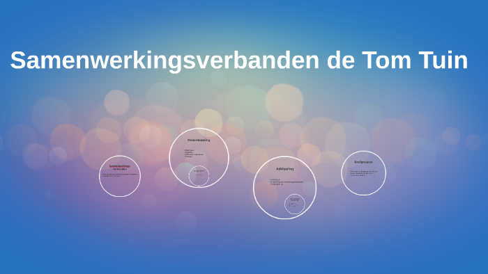 Netwerkplan de Tom Tuin by Imke van der Veen on Prezi