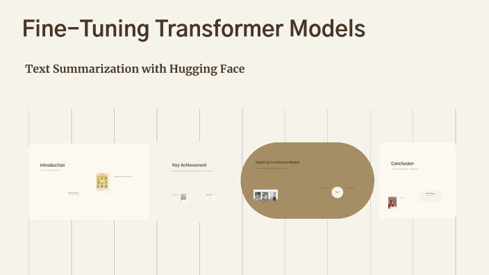 Fine-Tuning Transformer Models by alekhya mengani on Prezi