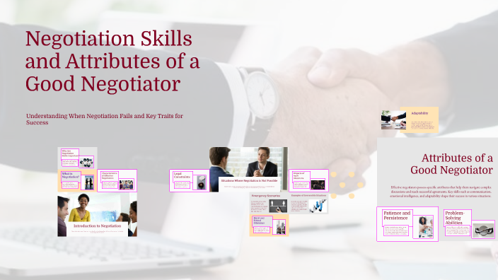 Negotiation Skills and Attributes of a Good Negotiator by Dr. Kajal ...