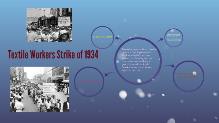 Textile Workers Strike of 1934 by Madison Franklin on Prezi