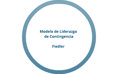 Modelo de Liderazgo de Contingencia "Fiedler" by Luis Flores on Prezi