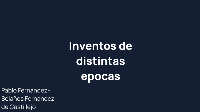 tecnologia presentacion pablo fernandez-bolaños fernandez de castillejo ...