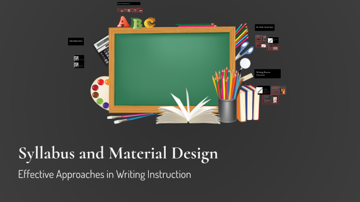 Syllabus and Material Design by Mahjabin on Prezi