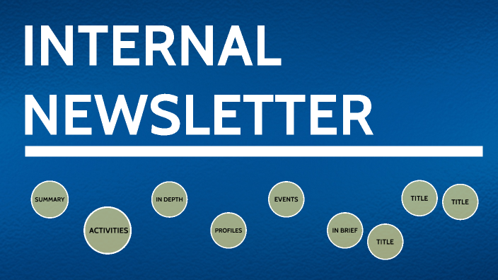 Newsletter Test by Fiona Critchley on Prezi