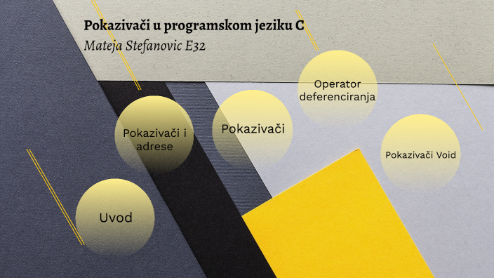 Pokazivaci u programskom jeziku c by Mateja Stefanovic on Prezi