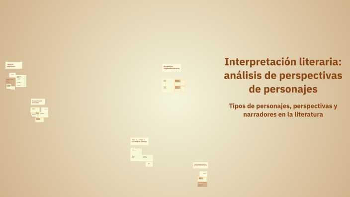 Interpretación literaria: análisis de perspectivas de personajes by ...