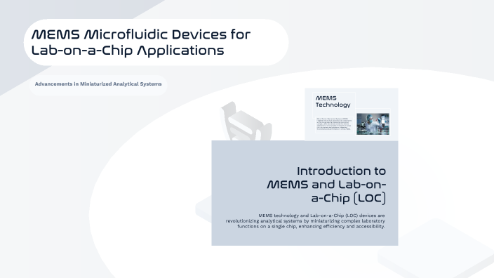 MEMS Microfluidic Devices for Lab-on-a-Chip Applications by shivesh ...