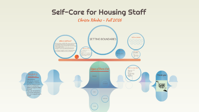 Self-Care for Housing Staff by Christa Rhodes on Prezi