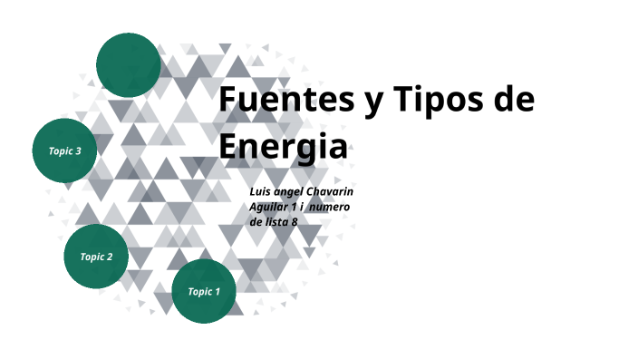 Fuentes y Tipos de Energía by LUIS ANGEL CHAVARIN AGUILAR on Prezi
