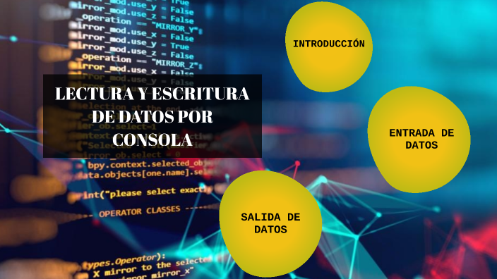 LECTURA ESCRITURA DE DATOS POR CONSOLA by VICTOR HUGO TOAPANTA TIPANTU A on Prezi
