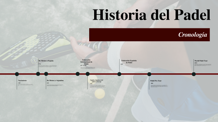 Historia del Padel by JAVIER GARCIA GOMARIZ on Prezi