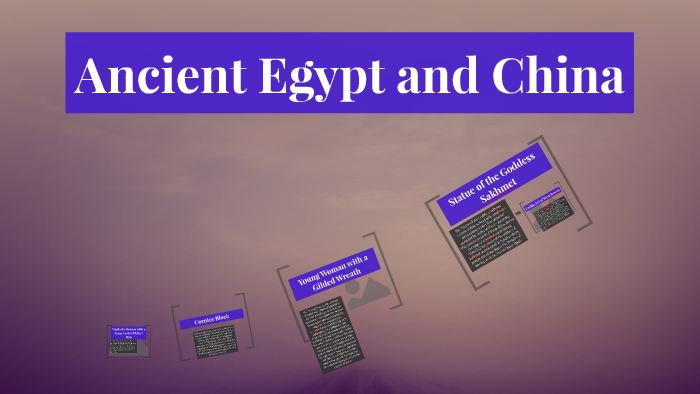 Ancient Egypt and China by Gabriella Giocastro