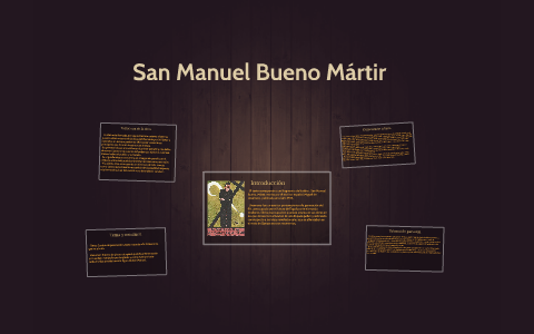 San Manuel Bueno Martir by on Prezi