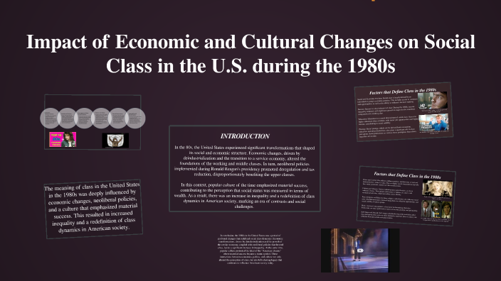 Impact of Economic and Cultural Changes on Social Class in the U.S ...