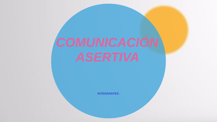 COMUNICACIÓN ASERTIVA by Natalia Escobar on Prezi