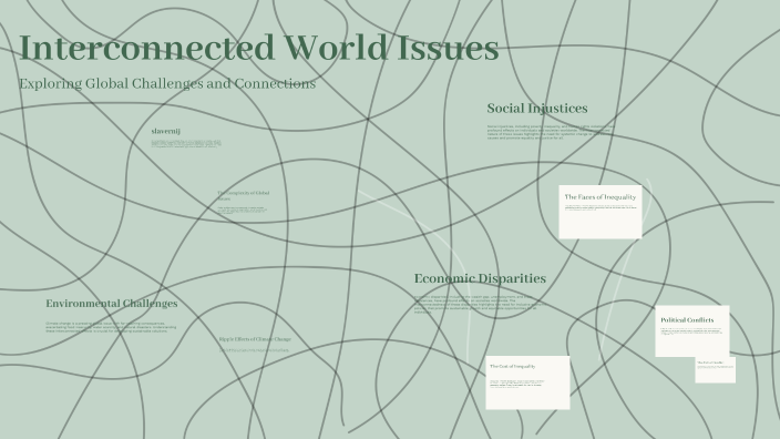 Interconnected World Problems by Jildou Van olm on Prezi