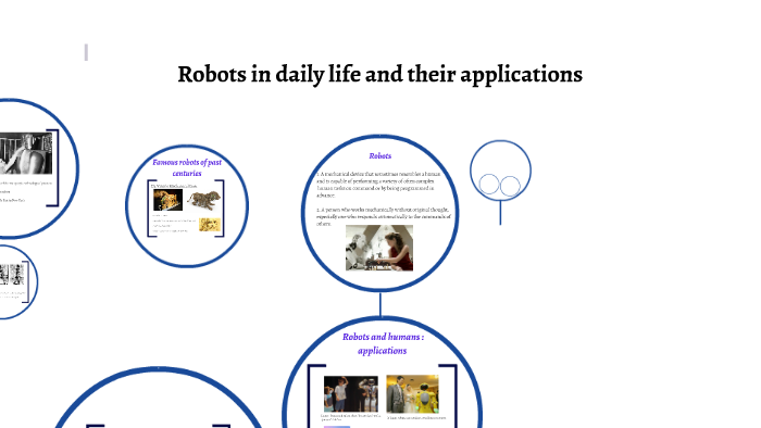 Robots in daily life and their applications by Marine ROWE