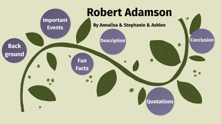 Robert Adamson by Stephanie Jusino on Prezi